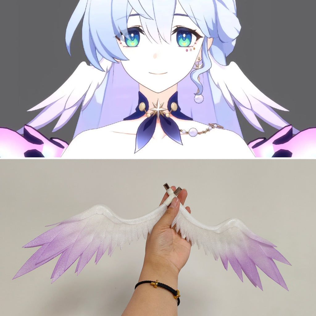Honkai: Star Rail Miss Robin Wing Hairwear Cosplay Accessory Prop ...