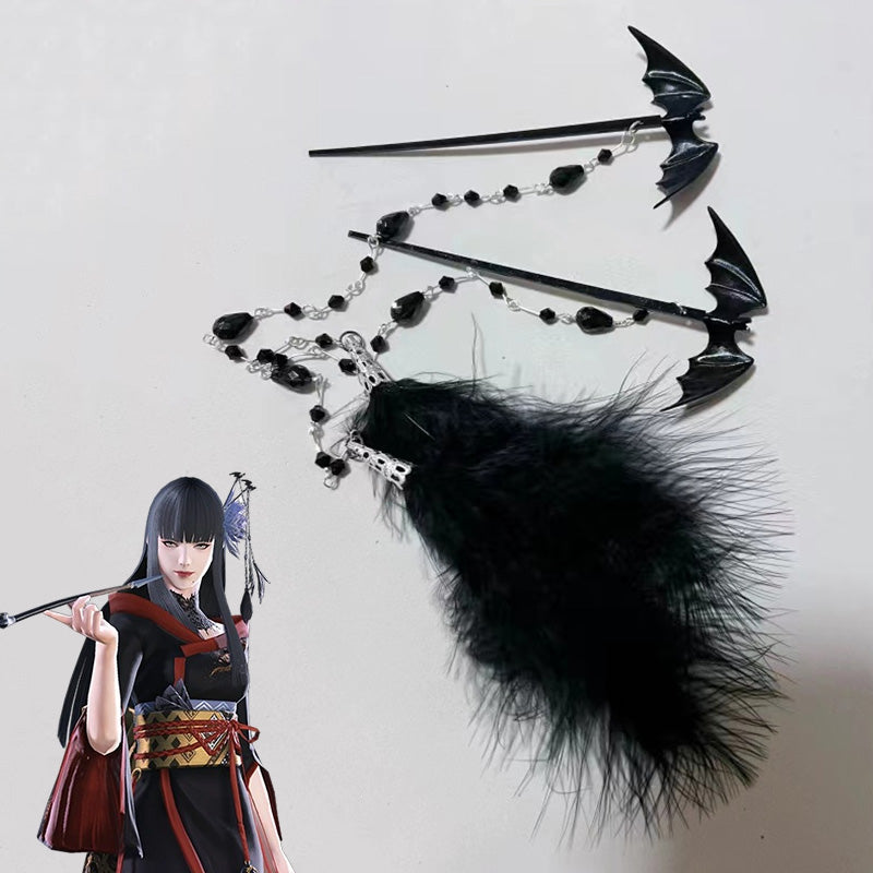 Final Fantasy XIV FF14 Yotsuyu Brutus Zan Cosplay Accessory Prop ...