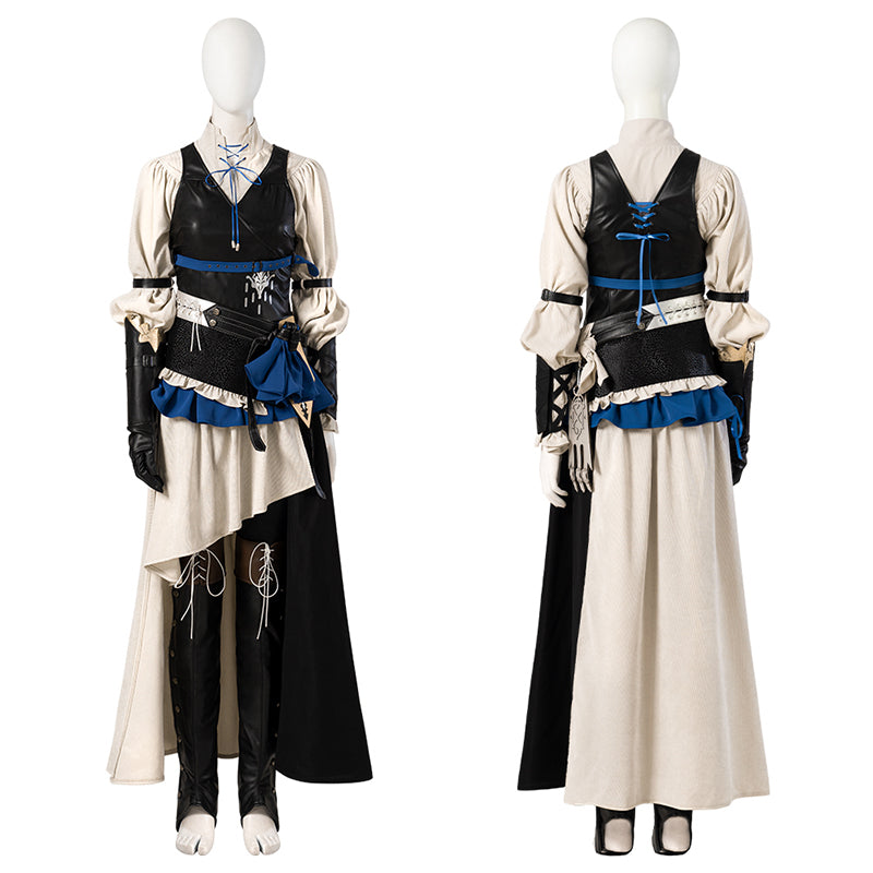 Final Fantasy XVI FF16 Jill Warrick Cosplay Costume - No Included Boot ...
