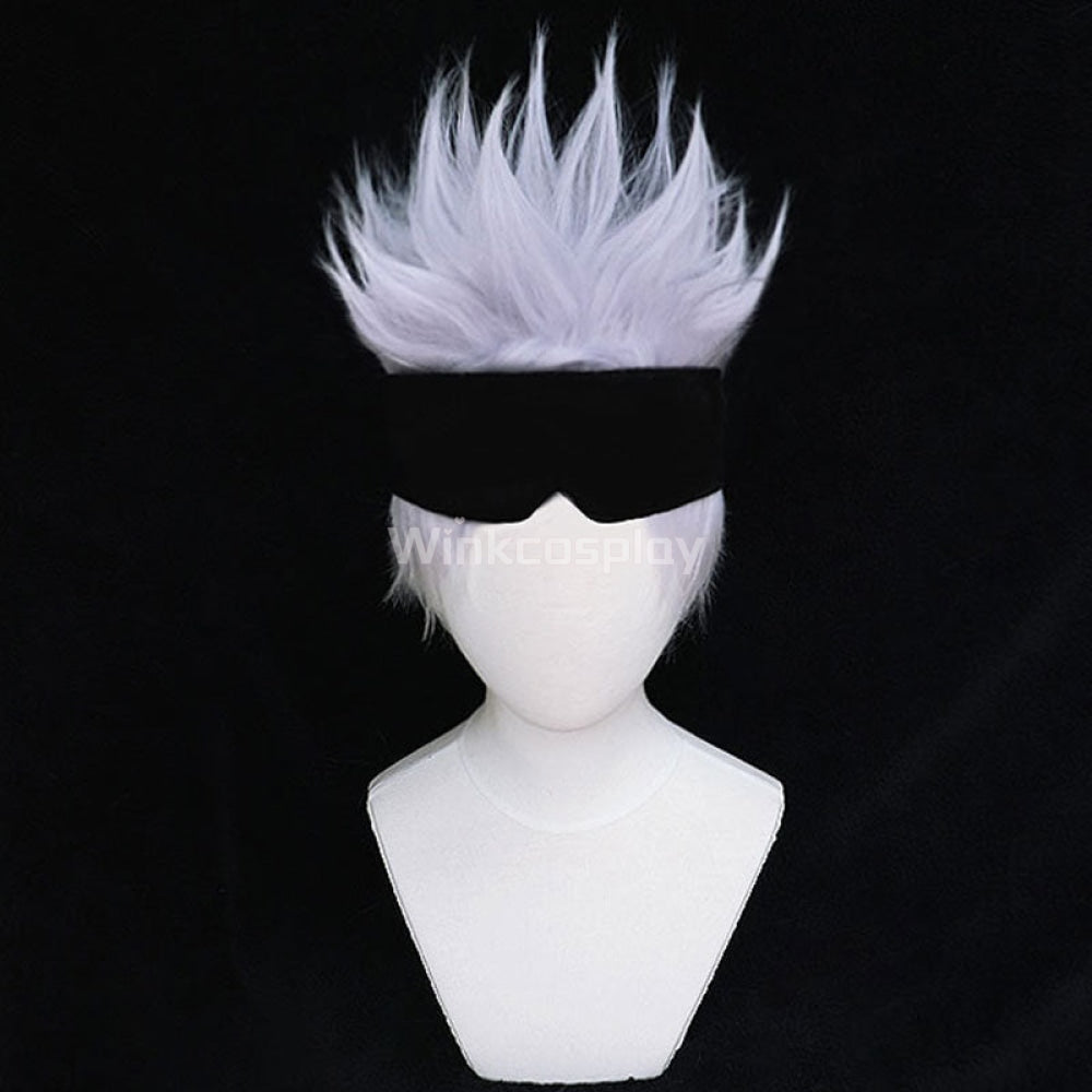 Jujutsu Kaisen Sorcery Fight Megumi Satoru Gojo Silver Purple Cosplay ...