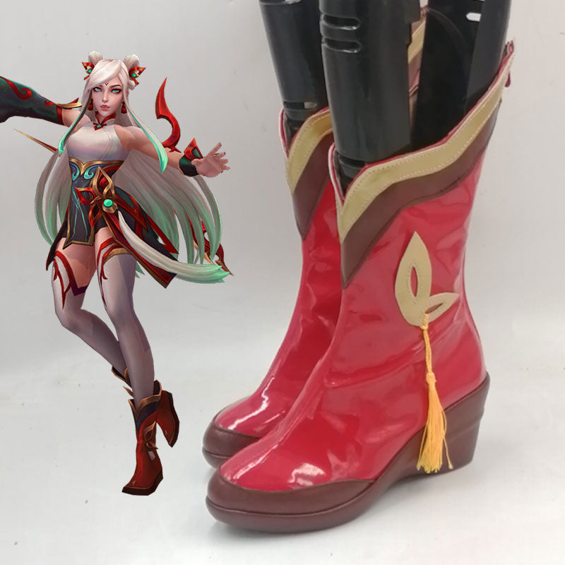 League Of Legends LOL Mythmaker Irelia Cosplay Shoes – Winkcostumes
