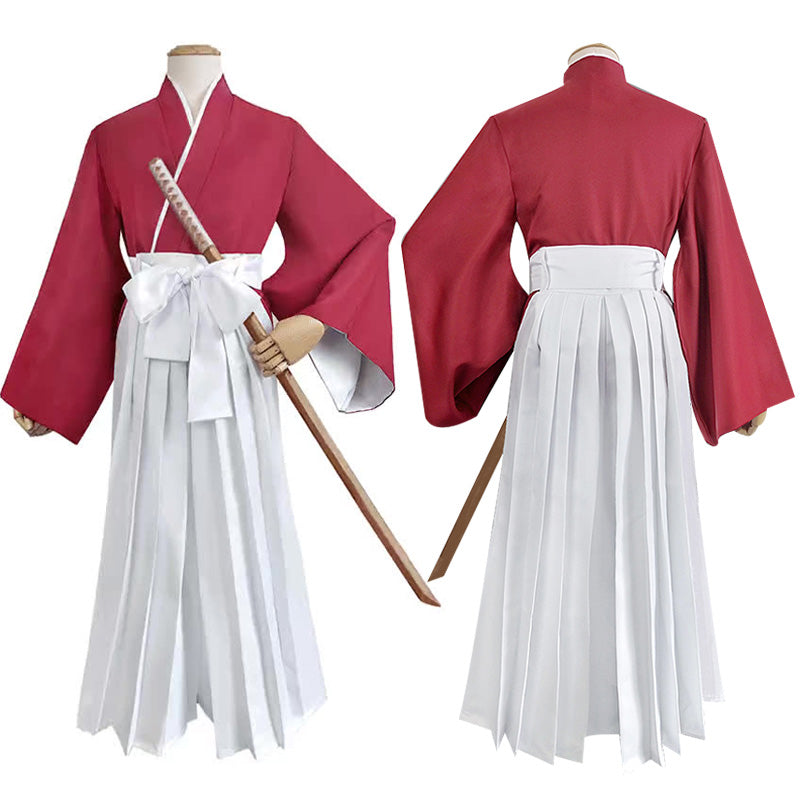 Rurouni Kenshin Himura Kenshin Hitokiri Battousai Cosplay Costume – Winkcostumes